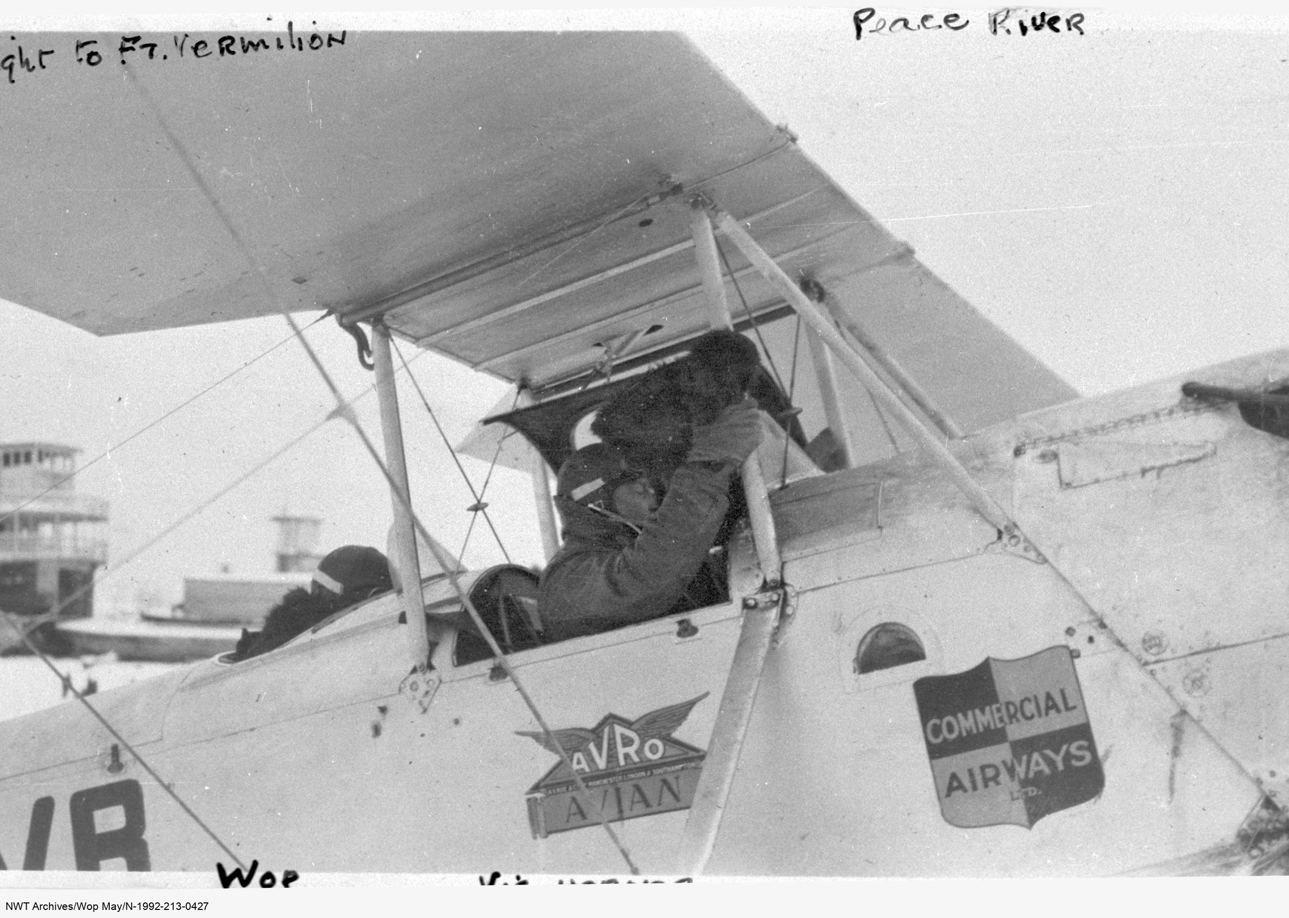 Wilfrid Reid 'Wop' May - Northwest Territories Timeline